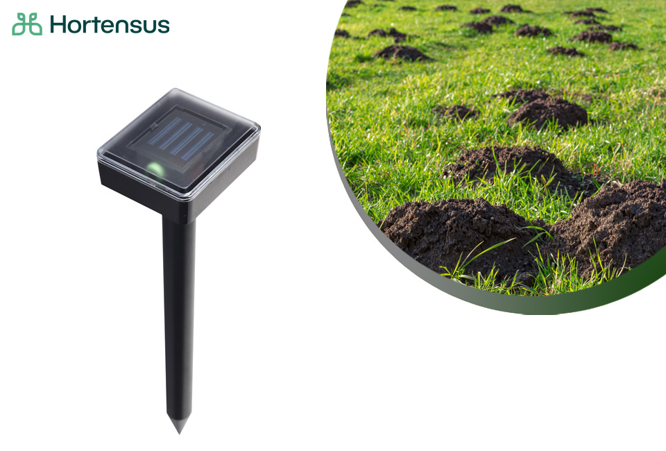 Mollenverjager op zonne-energie — Outspot - Slim gespot