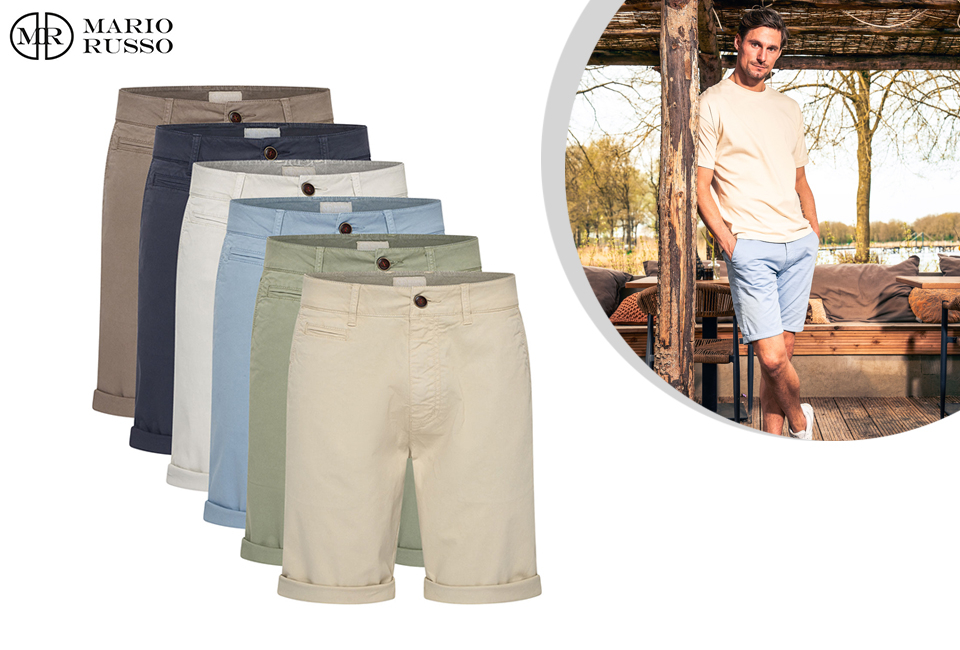 Stilvolle Shorts aus Baumwolle für Männer — Outspot - Slim gespot
